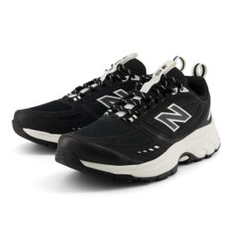 Trailrunningschuh New Balance "410", Damen, Gr. 36,5, schwarz, sea salt, faded schwarz, Synthetik, Textil, Schuhe, f&uuml;r Laufen und Nordic Walking, mit Gummilaufsohle