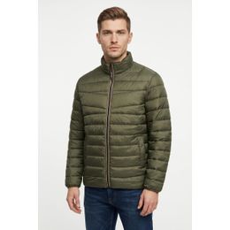 Jack & Jones Steppjacke JACK & JONES "JJWEST LIGHT PUFFER COLLAR", Herren, Gr. M, gr&uuml;n (rosin), Web, Obermaterial: 100% Nylon, unifarben, Jacken Steppjacke