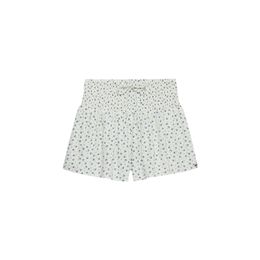 Shorts Superdry "PRINTED MINI SMOCKED SHORTS", Damen, Gr. L, N-Gr, sanftes wei&szlig; ditsy floral, Web, Obermaterial: 100% Viskose, gebl&uuml;mt, regular fit ca. Mitte Oberschenkel, Hosen Shorts, aus Viskose, Regular Fit, mit Gummizug, pflegeleichtes Webmaterial