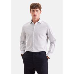 Seidensticker Herren Businesshemd "Schwarze Rose"dunkelgr&uuml;n, Gr. 43, gestreift, 100% Baumwolle, Hemden, Slim 1/1 Kentkragen Gestreift