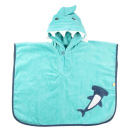 Kinderbademantel SCHLUMMERSACK "Ponchos" Gr. 18M, meerestiere, 1-3 Jahre, Obermaterial: 100% Baumwolle CO., Hausm&auml;ntel