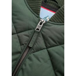 Steppjacke Superdry "DIAMOND QUILT JACKET", Herren, Gr. XL, duffel bag gr&uuml;n, Web, Obermaterial: 100% Polyester, unifarben, regular fit normal, B&uuml;ndchen, Jacken Steppjacke, Regular Fit, mit Rei&szlig;verschluss, aus Polyester und Kunstfaser