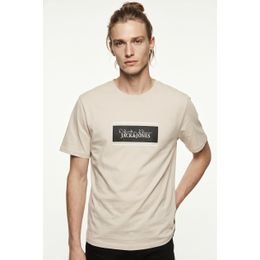Jack & Jones Rundhalsshirt JACK & JONES "JJBUSTER TEE SS CREW NECK BTS", Jungen, Gr. L, moonbeam, Jersey, Obermaterial: 100% Baumwolle, normal, Rundhals, Shirts Rundhalsshirt, aus Baumwolle, normale Passform, pflegeleicht