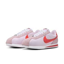 Nike Sportswear Damen Sneaker "Cortez Textile", Gr. 40pink foam, lt crimson, wei&szlig;, safety orange, Textil, Schuhe