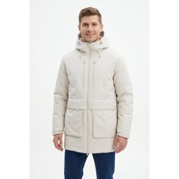 Jack & Jones Parka JACK & JONES "JCOCHARLIE PARKA JACKET BF", Herren, Gr. S, gelb (moonbeam), Web, Obermaterial: 100% Polyester, unifarben, normal, gerader Abschluss, Jacken Parka