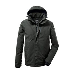 Outdoorjacke Killtec "KOW 161 MN JCKT", Herren, Gr. XXL, braun (dunkelbraun), Obermaterial: 100% Polyester.Futter: 100% Polyester.F&uuml;llung: 100% Polyester, Jacken Outdoorjacke, Wasser- und winddichte Funktionsjacke mit abnehmbarer Kapuze