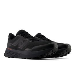 Trailrunningschuh New Balance "Garoe", Herren, Gr. 42,5, schwarz, schwarz night, neo flame, Synthetik, Textil, Schuhe, f&uuml;r Erwachsene, mit Gummi-Laufsohle
