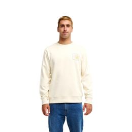 Sweatshirt Quiksilver "Vibes", Herren, Gr. L, bone, Obermaterial: 60% Baumwolle, 40% Polyester., Sweatshirts Sweatshirt