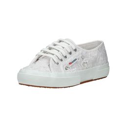 Sneaker Superga "Superga Sneaker Baumwolle", Damen, Gr. 36, wei&szlig; (wei&szlig; kombi), Textil, Schuhe Sneaker