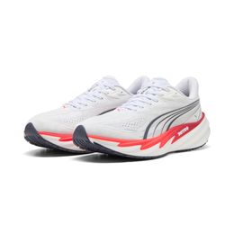 Laufschuh Puma "VELOCITY NITRO 5", Herren, Gr. 41, rot (Puma wei&szlig;, ultra rot), Textil, Schuhe Laufschuh