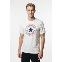 T-Shirt Converse "ARCH ALL STAR TEE", Jungen, Gr. S, wei&szlig;, Obermaterial: 100% Baumwolle, Shirts T-Shirt, sportlicher Stil, Kurzarm, f&uuml;r sportliche Aktivit&auml;ten und Alltag