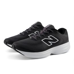 Laufschuh New Balance "411", Herren, Gr. 40,5, schwarz, nb 103 wei&szlig;, magnet, Synthetik, Textil, Schuhe Laufschuh, f&uuml;r Erwachsene geeignet, mit Laufsohle aus Gummi
