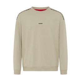 Sweatshirt HUGO UNDERWEAR "NOAH", Herren, Gr. L (52), beige overflow 923, Sweatware, Obermaterial: 61% Baumwolle, 34% Modal, 5% Elasthan, relaxed fit normal, Rundhals, Rippb&uuml;ndchen, Sweatshirts Sweatshirt