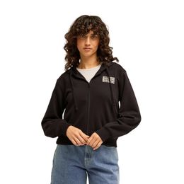 Kapuzensweatshirt Billabong "Zip Family", Damen, Gr. L, schwarz, Obermaterial: 55% Baumwolle, 25% Baumwolle, 20% Polyester., Sweatshirts