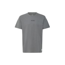 Rundhalsshirt North Bend "Rundhalsshirt NBKunt", Jungen, Gr. M, grau (lava smoke), Obermaterial: 60% Baumwolle CO. 40% Polyester PES., Shirts Rundhalsshirt