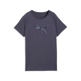 T-Shirt Puma "ESS SEQUINS TEE", Damen, Gr. L, grau (inky depths), Jersey, Obermaterial: 100% Baumwolle, unifarben, regular fit normal, Rundhals, Shirts T-Shirt, Kurzarmdesign, mit Rundhalsausschnitt, sportlicher Stil, Regular Fit