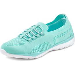 Lascana Damen Sneaker, Blau, Gr. 42, Sneakers & Schn&uuml;rer, Material: Textil