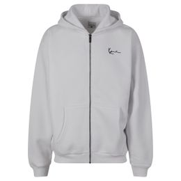 Sweatjacke Karl Kani "Karl Kani Herren", Herren, Gr. M, wei&szlig;, 80% Baumwolle, 20% Polyester, unifarben, Sweatjacken Sweatjacke