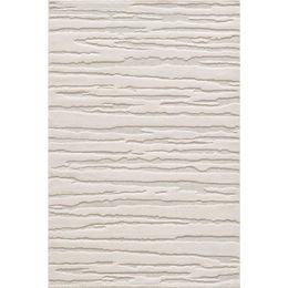 Novel Webteppich Elio, Creme, Beige, Textil, Struktur, rechteckig, 140x200 cm, Bsci, f&uuml;r Fu&szlig;bodenheizung geeignet, Teppiche & B&ouml;den, Teppiche, Moderne Teppiche
