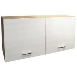 P & B K&uuml;chenoberschrank Andy, Wei&szlig;, Sonoma Eiche, Holzwerkstoff, 1 F&auml;cher, 100x50x31 cm, h&auml;ngend, K&uuml;chen, K&uuml;chenm&ouml;bel, K&uuml;chenschr&auml;nke, K&uuml;chenoberschr&auml;nke