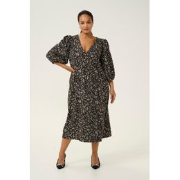 Kaffe Jerseykleid Regular fit black multi