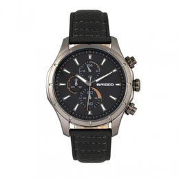 Breed Lacroix Chronograph Lederarmbanduhr