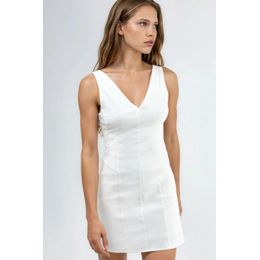 V-Ausschnitt Minikleid