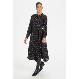 Kaffe Kleid Relaxed fit black brown