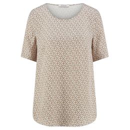 Peter Hahn - Bluse mit Rundhals-Ausschnitt, weiss, Gr. 48 / XL