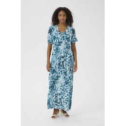 Kaffe Kleid Regular fit Teal Leopard Print teal