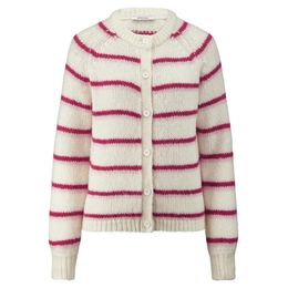 Peter Hahn - Strickjacke, weiss, Gr. 42 / M - Wolle