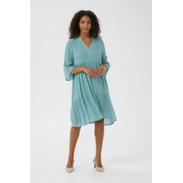 Kaffe Kleid A-shape teal