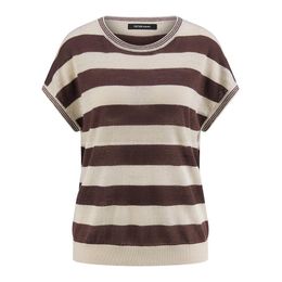 Fadenmeister Berlin - Rundhals-Pullover, braun, Gr. 44 / L - Leinen