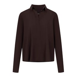 Peter Hahn Raffaello Rossi - Shirt mit offenem Kragen, lila, Gr. 44 / L