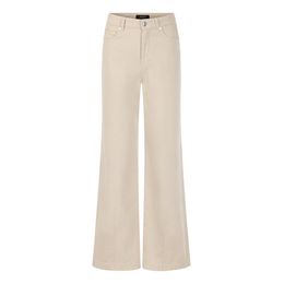 Marc Cain - Wide Fit-Jeans, beige, Gr. 42 / M - Baumwolle