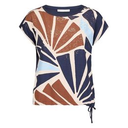 BETTY & CO Betty & Co - Rundhals-Shirt, blau, Gr. 38/40