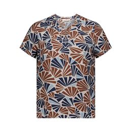 BETTY & CO Betty & Co - Bluse mit Rundhals-Ausschnitt, mehrfarbig, Gr. 44 / L