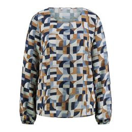 Peter Hahn - Bluse mit Rundhals-Ausschnitt, mehrfarbig, Gr. 44 / L