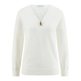 Peter Hahn St. Emile - V-Pullover, weiss, Gr. 36 / S
