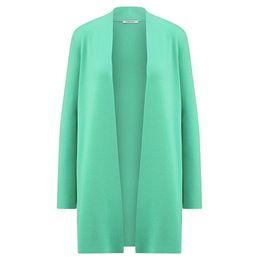 Peter Hahn - Long-Strickjacke, gr&uuml;n, Gr. 46 / L - Schurwolle