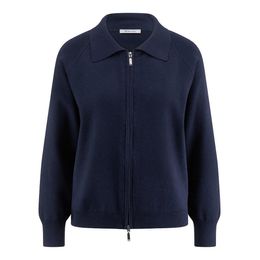 Peter Hahn - Strick-Blouson, blau, Gr. 38 / S