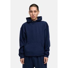 Hoodie DAILY COTTON "Daily Cotton Kapuzenpullover OVERSIZE HOODIE", Jungen, Gr. L, navy washed, Obermaterial: 100% Baumwolle CO., Sweatshirts Hoodie