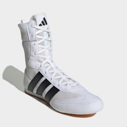 Trainingsschuh adidas Performance "BOX HOG CLASSIC", Damen, Gr. 40, cloud wei&szlig;, core schwarz, ftwr wei&szlig;, Synthetik, Textil, Schuhe, Boxschuh