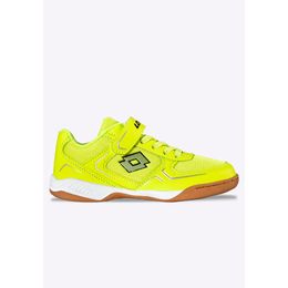 Lotto M&auml;dchen Hallenschuh, Gr. 34fr.gelb, schwarz, Mesh, Synthetik, Schuhe