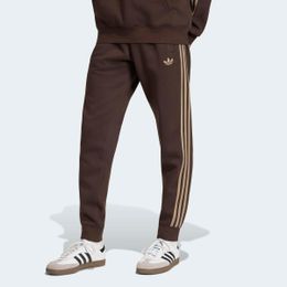 Sporthose adidas originals "3S PT", Herren, Gr. L, N-Gr, braun (aurora coffee, normal, gr.), Obermaterial: 70% Baumwolle, 30% Polyester, Hosen Sporthose