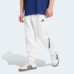 Sporthose adidas Sportswear "M Z.N.E. PT", Herren, Gr. L, N-Gr, wei&szlig;, normal, gr., Obermaterial: 57% Polyester, 43% Baumwolle, Hosen Sporthose