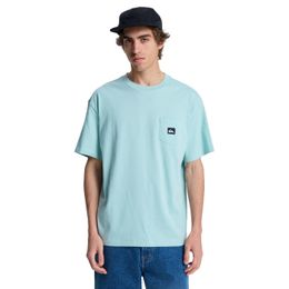 T-Shirt Quiksilver "Salt Water Pocket", Jungen, Gr. S, blau haze, Obermaterial: 100% Baumwolle., Shirts T-Shirt