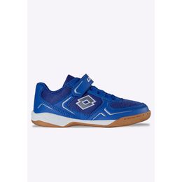 Lotto M&auml;dchen Hallenschuh, Gr. 35blau, wei&szlig;, Mesh, Synthetik, Schuhe