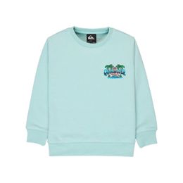 Sweatshirt Quiksilver "Graphic", Jungen, Gr. 2(84-92cm), blau haze, Obermaterial: 55% Baumwolle, 45% Polyester., Sweatshirts Sweatshirt