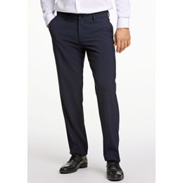 Anzughose LINDBERGH "Anzughose Modern Fit", Herren, Gr. 46, blau (navy), Obermaterial: 67% Polyester, 28% Viskose, 5% Elasthan. Futter: 98% Polyester, 2% Elasthan, unifarben, normal, Hosen Anzughose